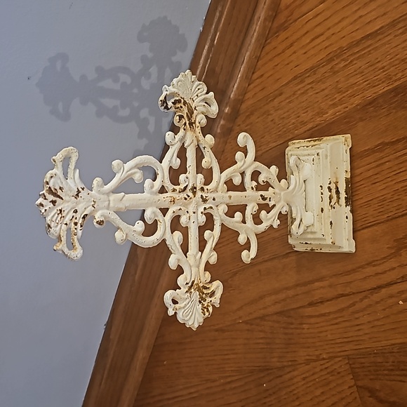 Wall Decor | Rustic Wrought Iron Metal Decorative Cross | Poshmark